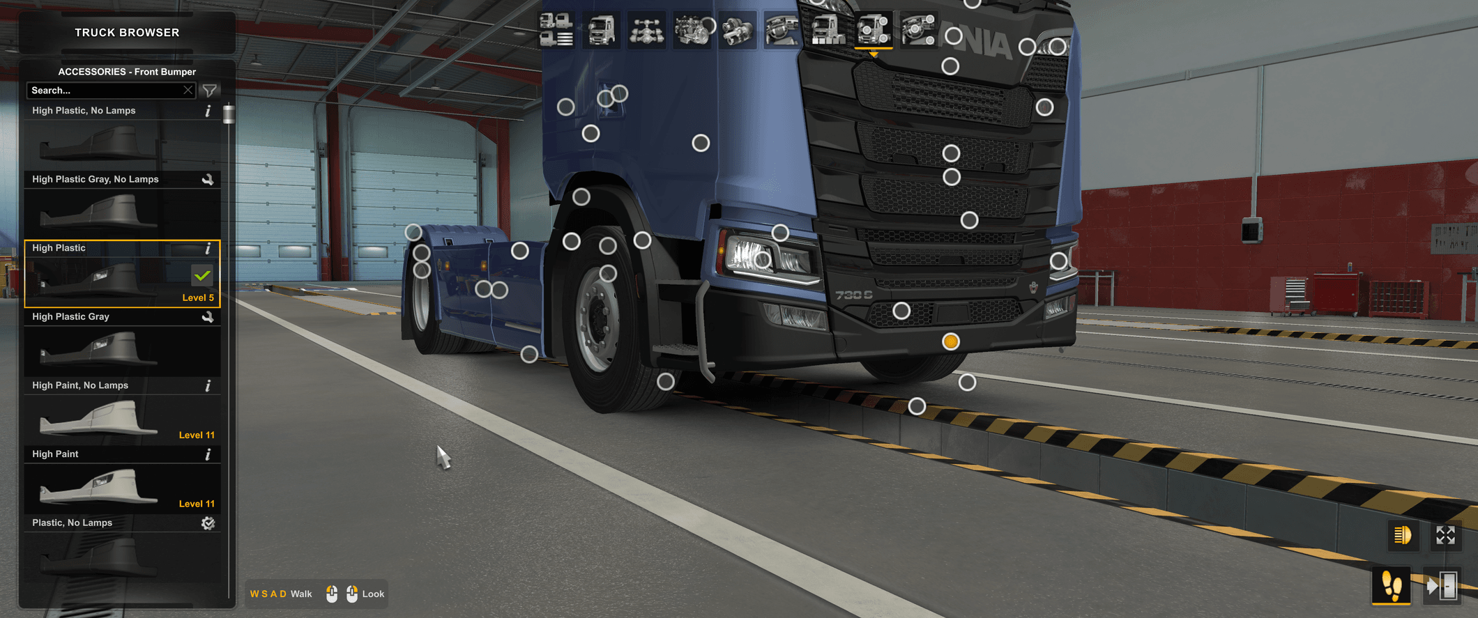*[bwall tuning part] Scania NG back wall