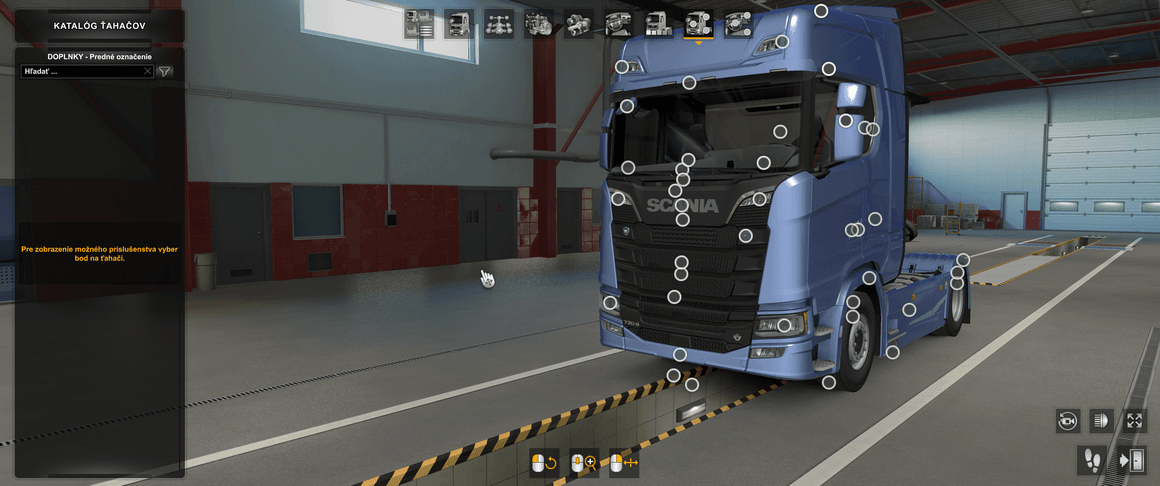 ,*[spoilers tuning part] Scania NG Cab spoilers with p