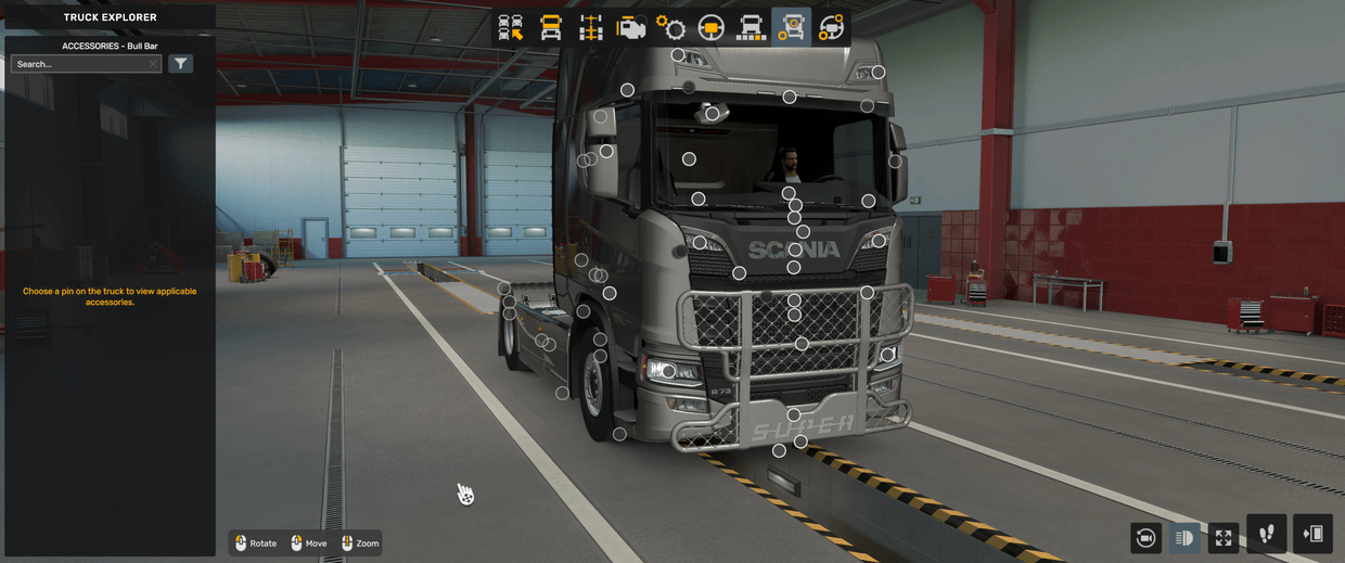 [bull bar tuning part] Scania NG NEW hypro bullbar V2 (SUPER sign)