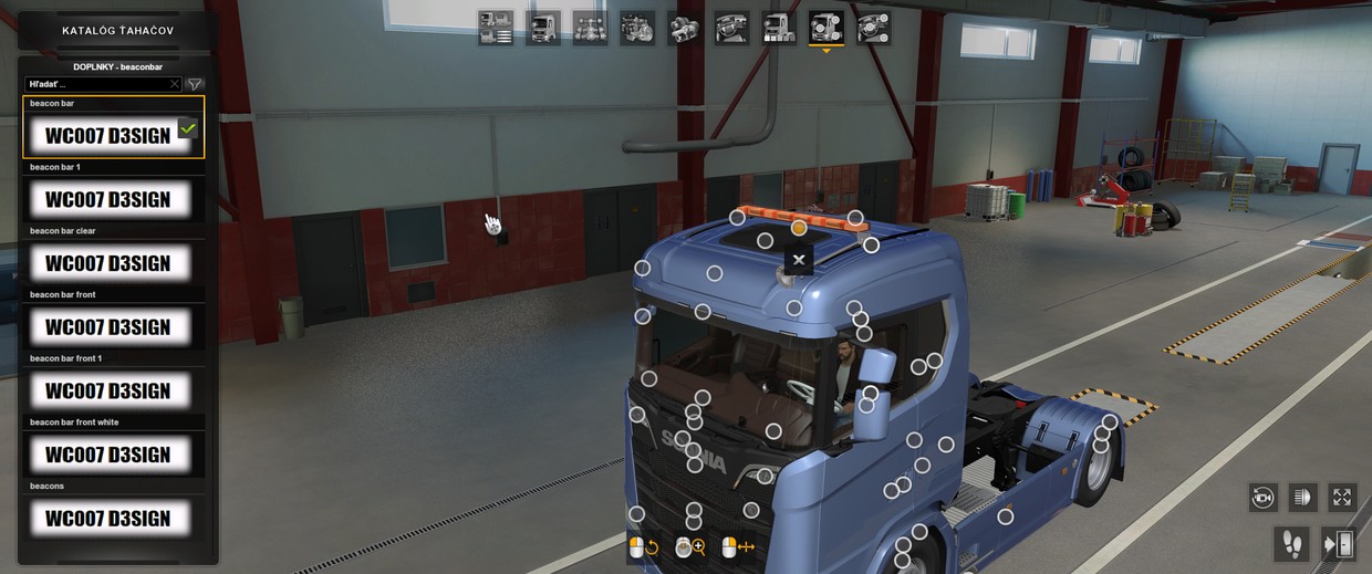 *[beaconbar tuning part] Scania NG beacon bars