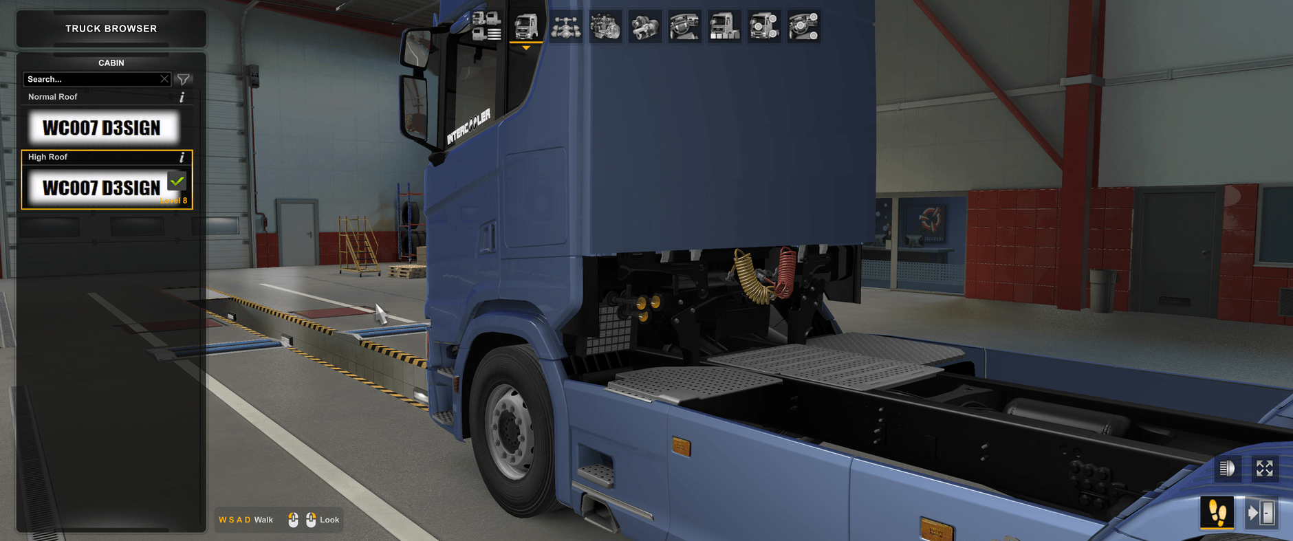 **[beacon tuning part] Scania NG lightbar for roof rack V2