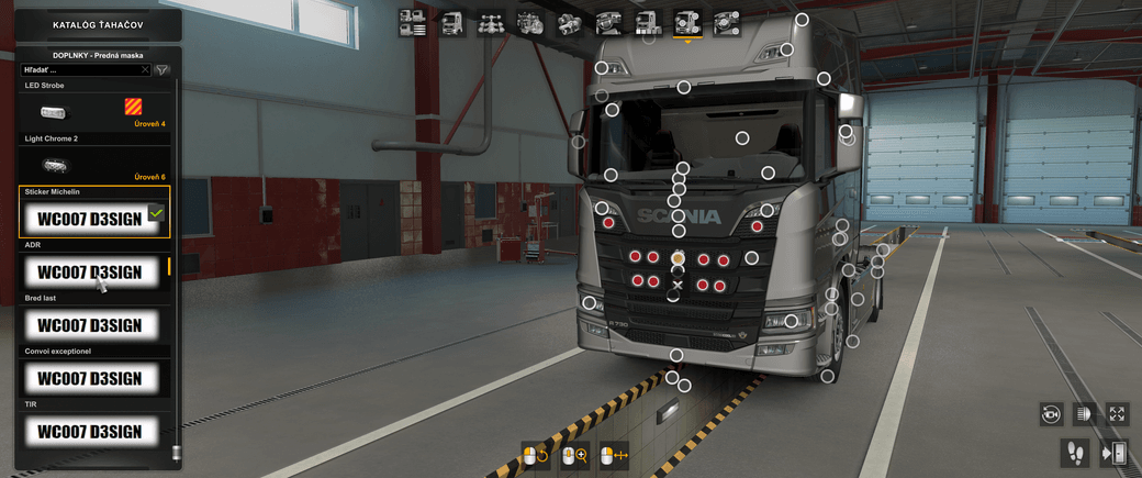 chain tuning part] Scania NG rear bumper chains