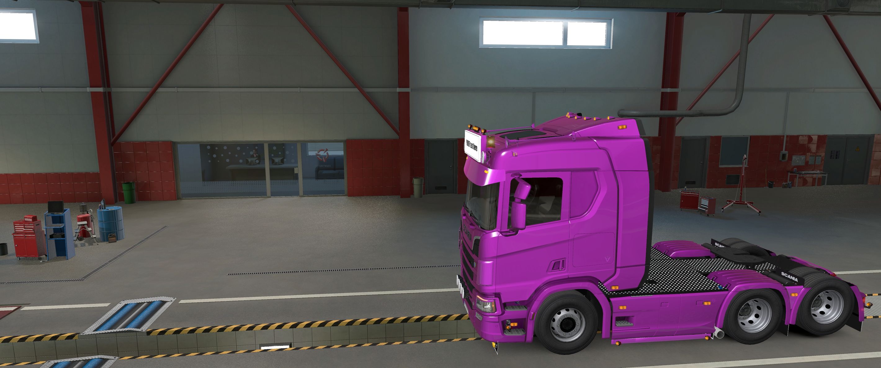 *[spoilers tuning part] Scania NG Cab lifted spoilers