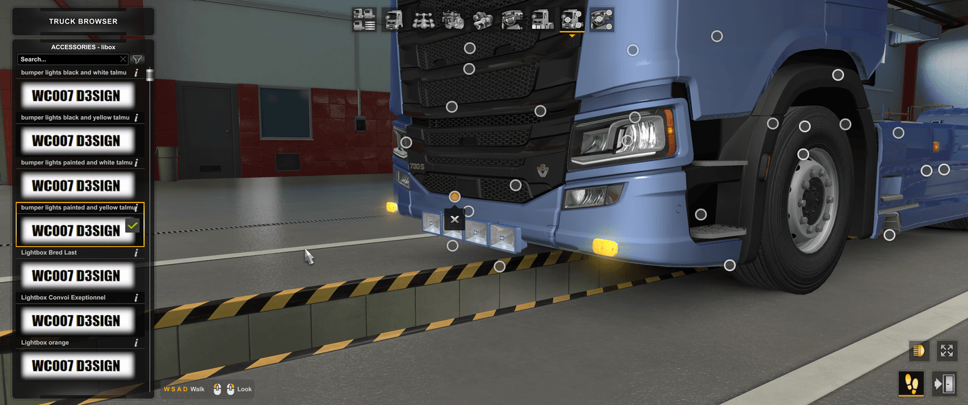 *[beaconbar tuning part] Scania NG beacon bars