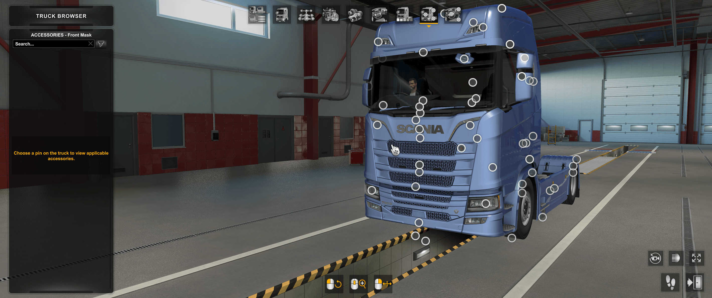 [rear bumper tuning part] Scania NG Moens rear bumper