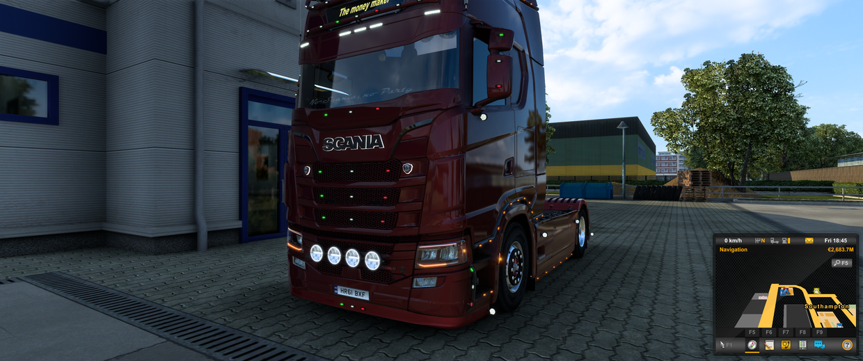 [head lights tuning part] Scania NG Painted Xenon Headlights, with ...