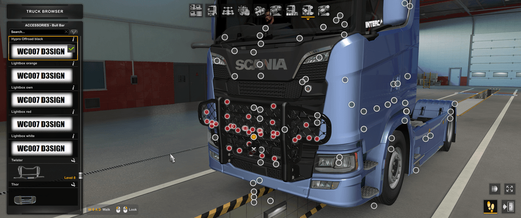 *[hub cover tuning part] Scania NG tank covers (only r