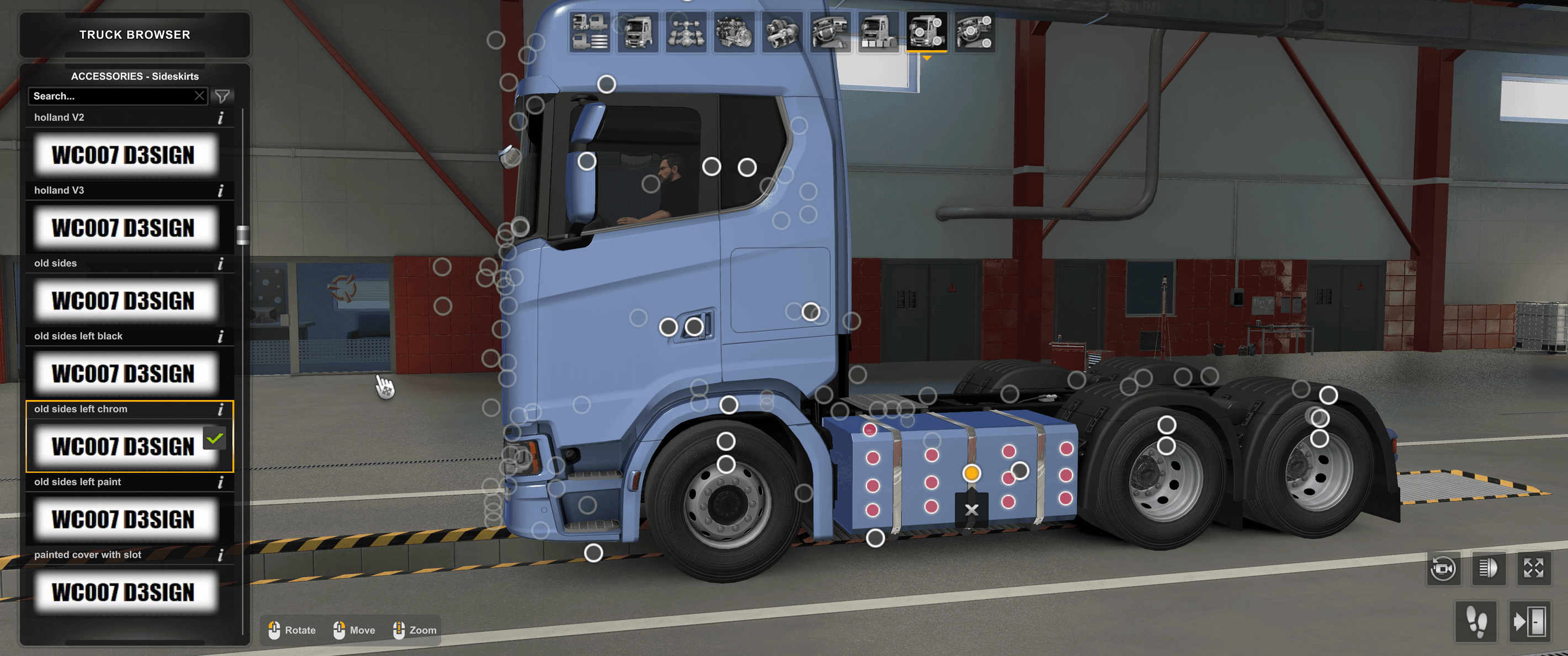 *[rack tuning part] Scania NG roof rack V2