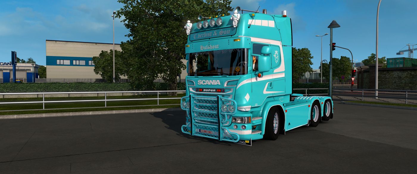 ,*[spoilers tuning part] Scania NG Cab Short spoilers