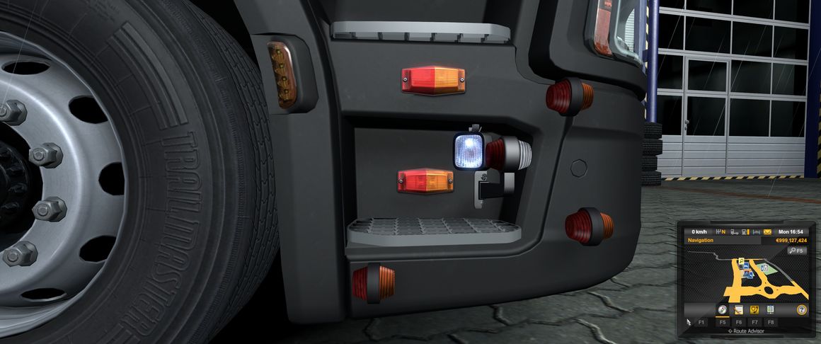 [rear exhaust tuning part] Scania NG Big Toolbox exhau