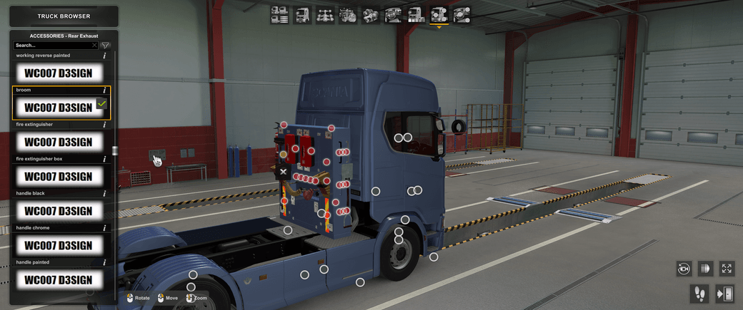 *[bwall tuning part] Scania NG Old style back wall