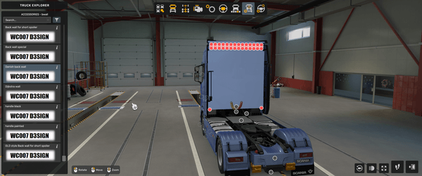 *[bwall tuning part] Scania NG Danish back wall