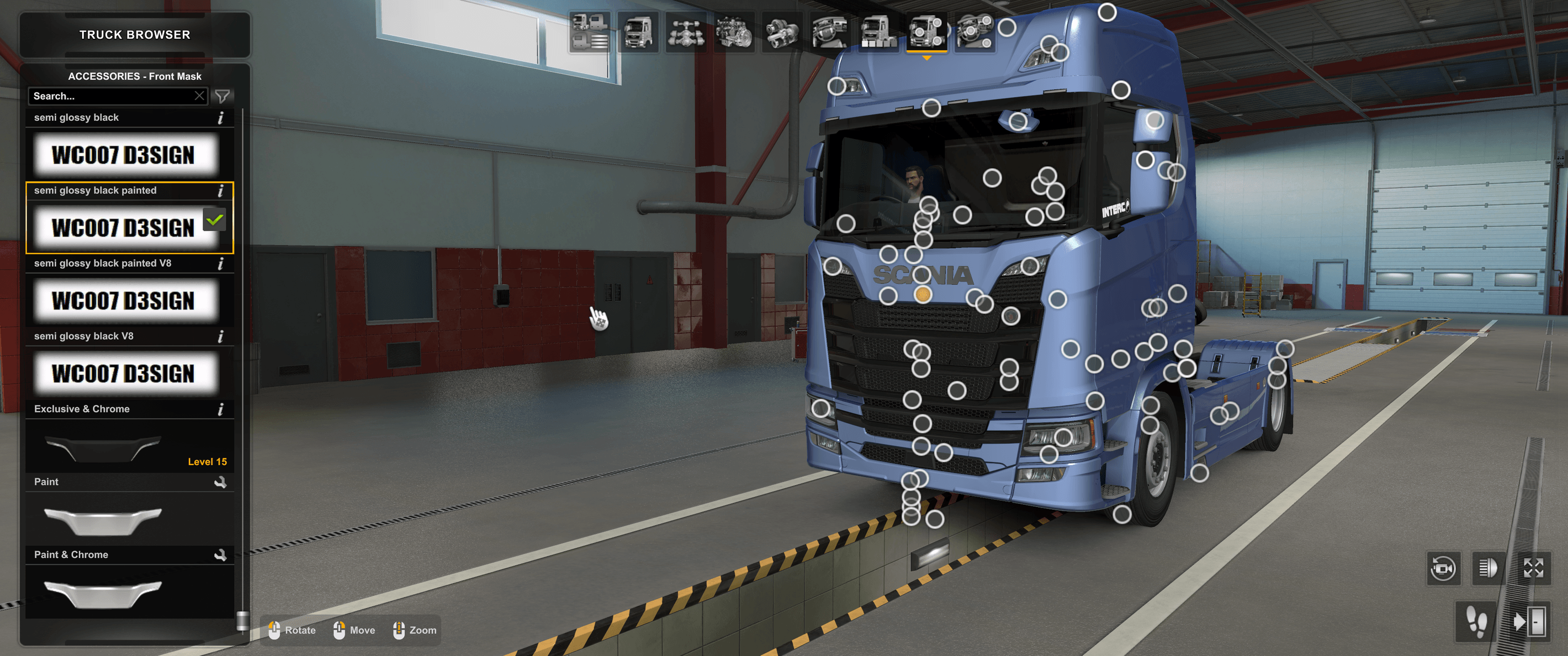 [bull bar tuning part] Scania NG Black Edition hypro