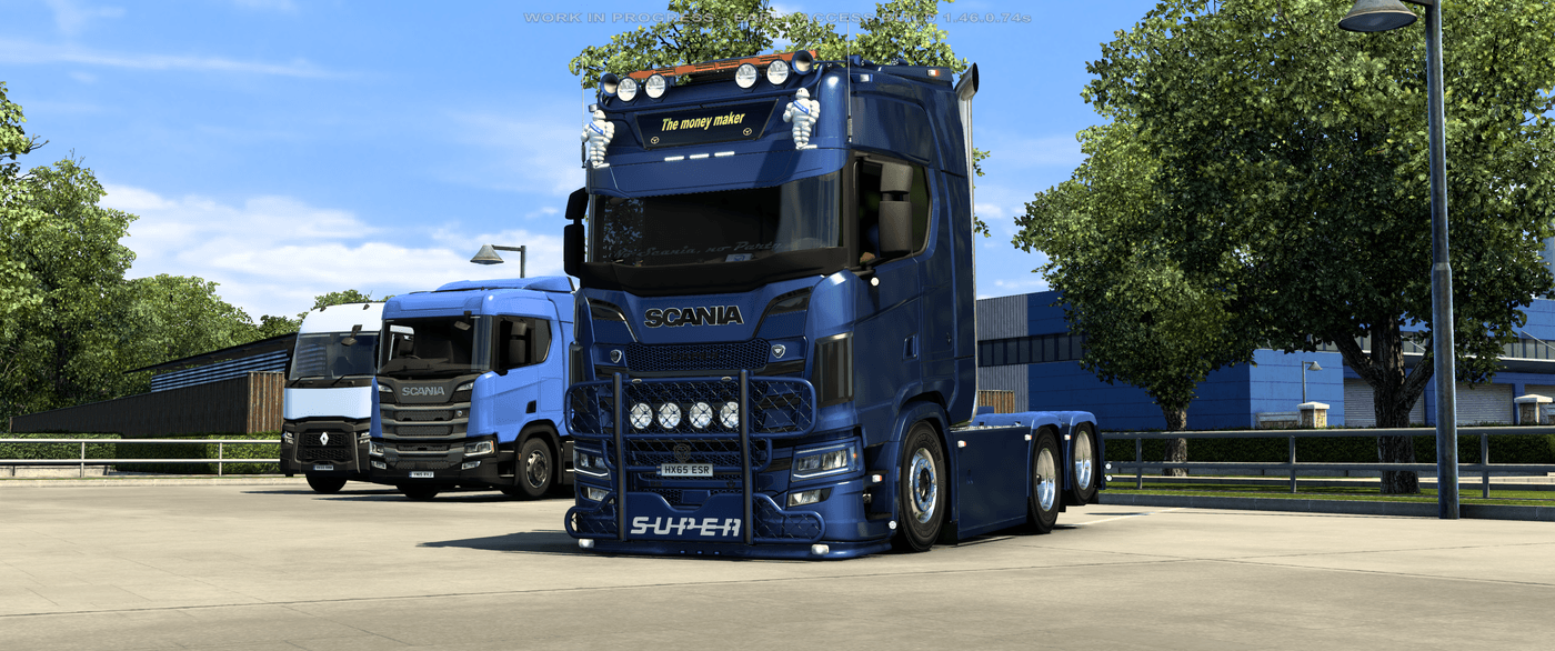 *[spo tuning part] Scania NG cab spoiler light bar sho