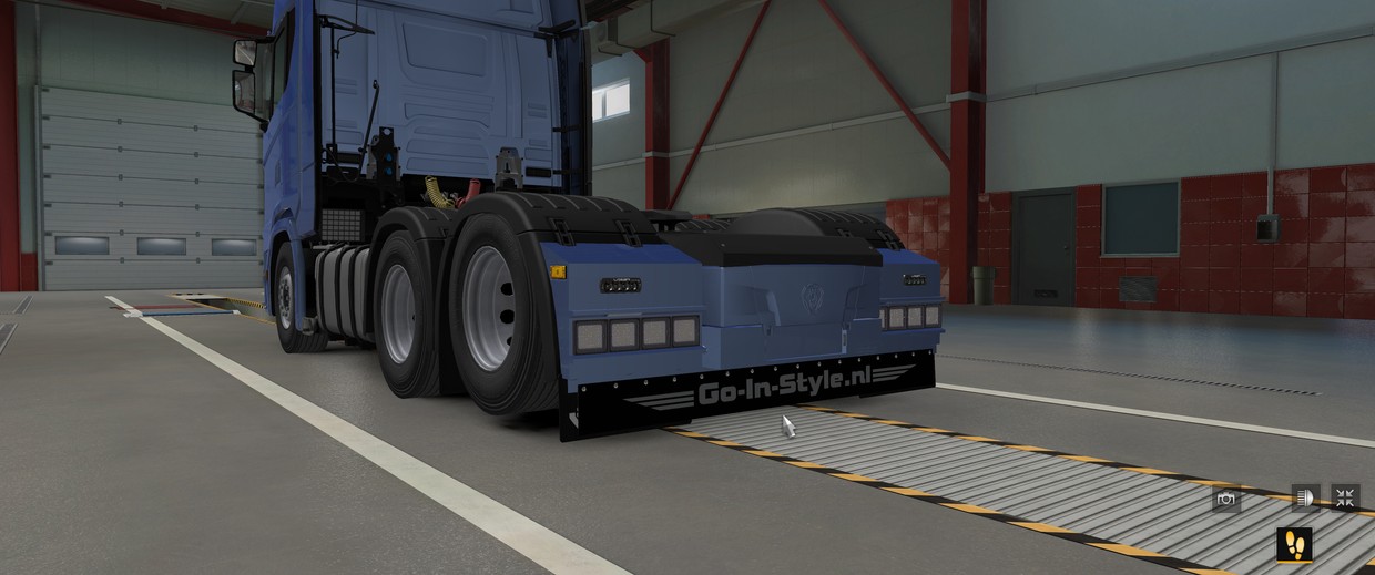 [rear bumper tuning part] Scania NG Rear custom bumper