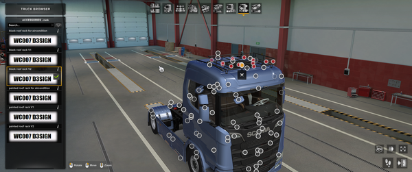 *[rack tuning part] Scania NG roof rack V2