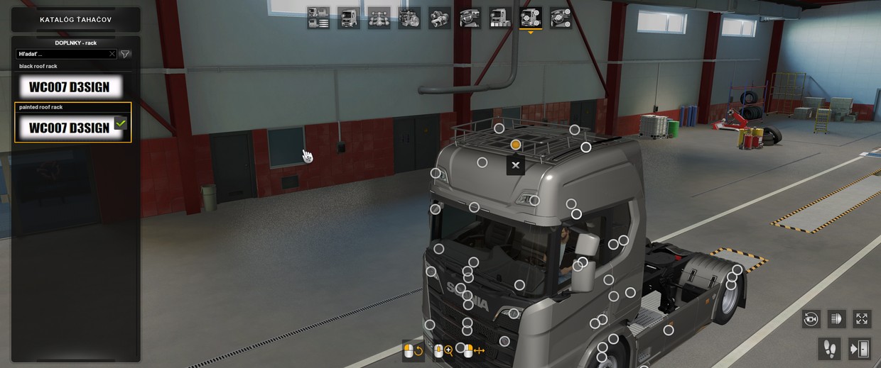 *[rack tuning part] Scania NG roof rack V1