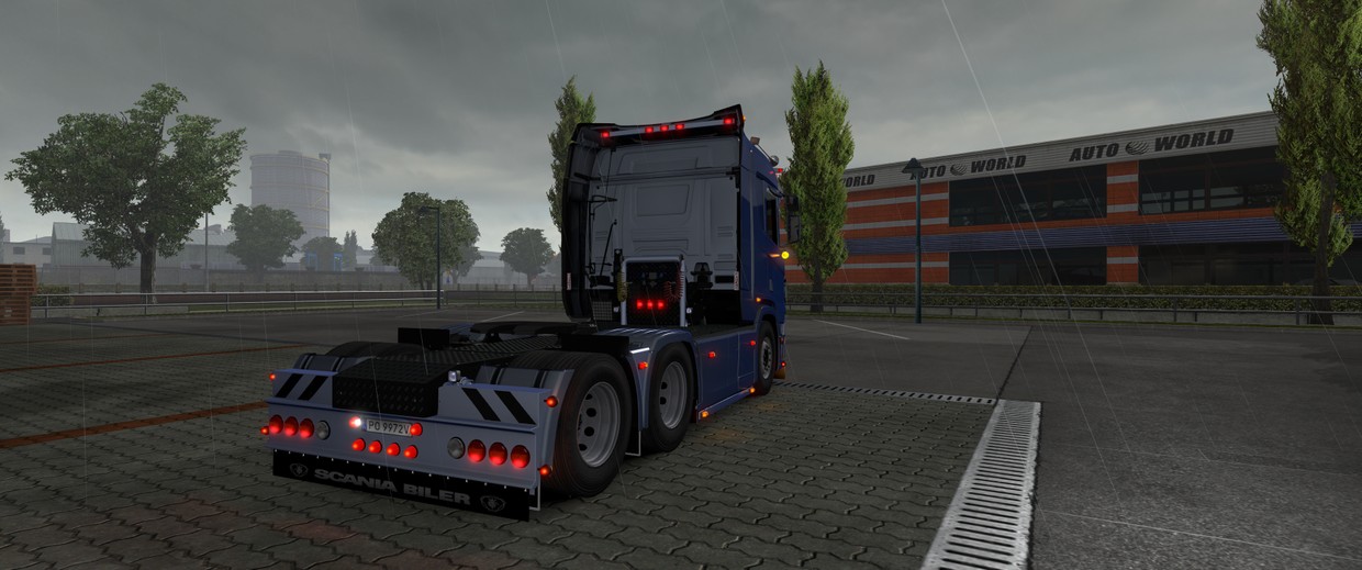 [rear bumper tuning part] Scania NG holland rear bumpers