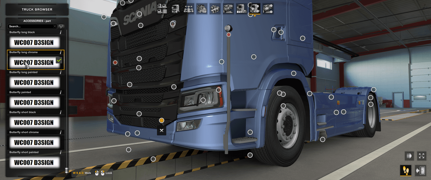 *[spo tuning part] Scania NG cab spoiler light bar sho