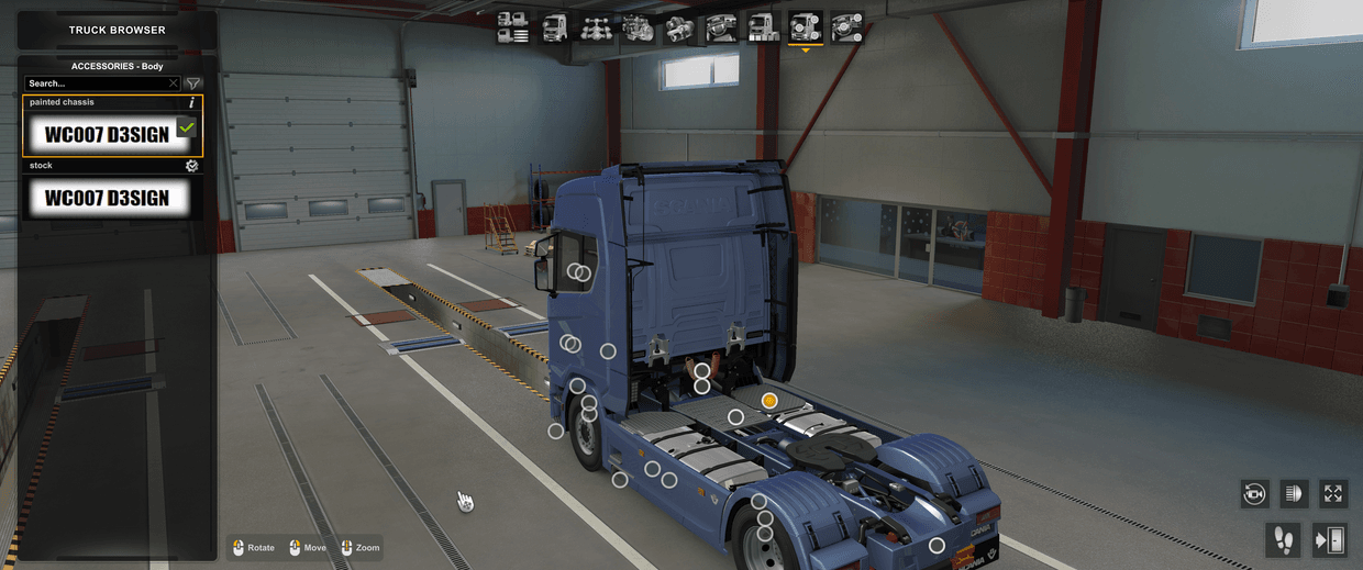 *[bwall tuning part] Scania NG back wall