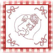 Santa Sheep Heart