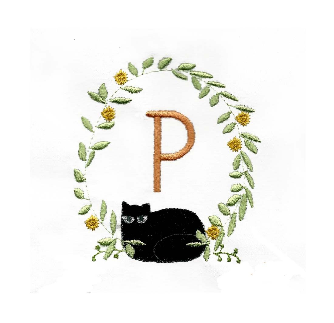 Watercolour Cat Monograms