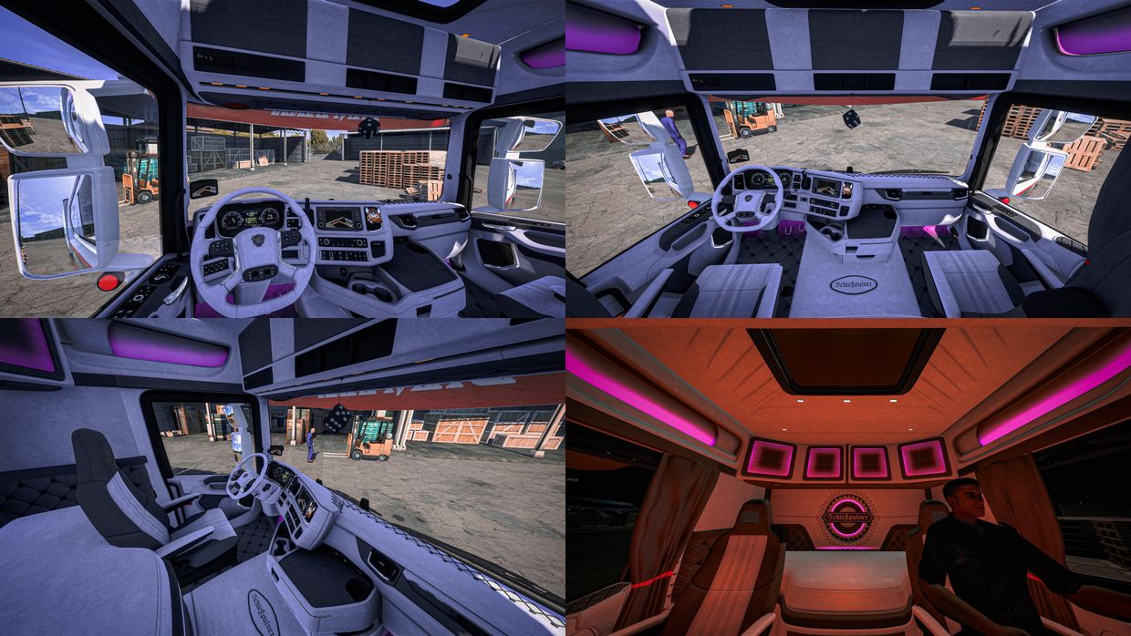 [ETS2] Scania R Normal Cabin DNMK İnterior [SCS]