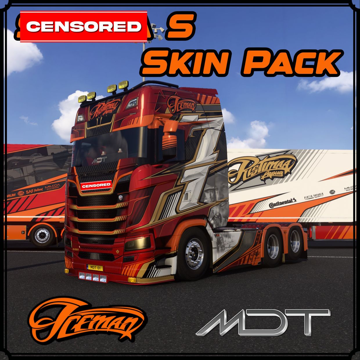 Next Generation S "ICEMAN" SKIN PACK | MDT | ETS2 MOD
