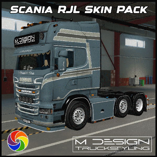 SCANIA RJL "HOLLAND" | MEGA SKIN PACK | MATTE + GLOSS