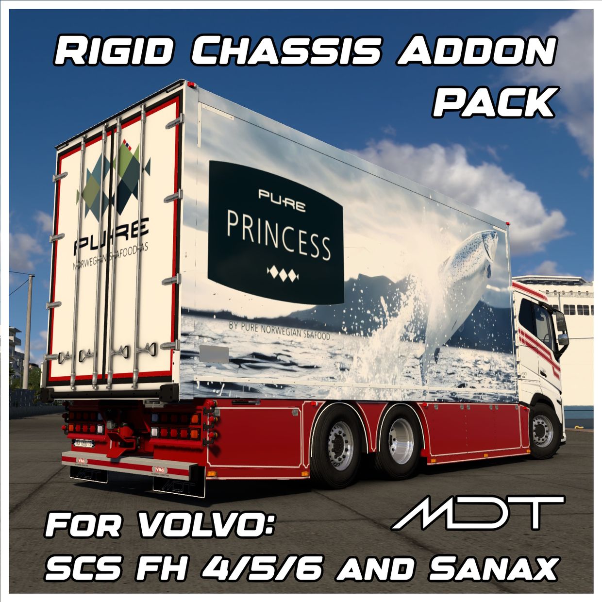 VOLVO RIGID ADDON SIDESKIRTS PACK | for SCS VOLVO FH4/5/Aero and Sanax | ETS2 MOD
