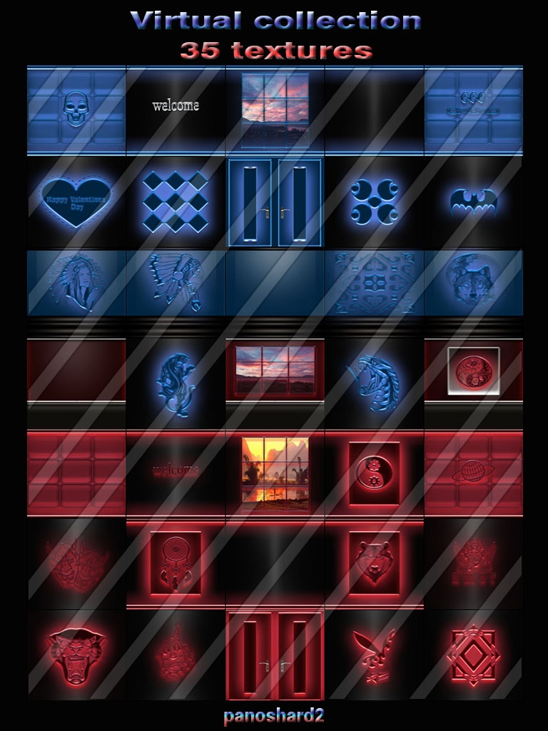 Virtual collection 35 textures