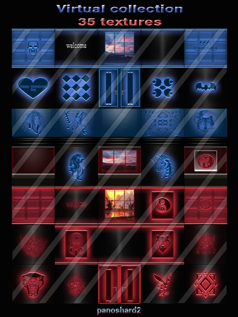 Virtual collection 35 textures for imvu