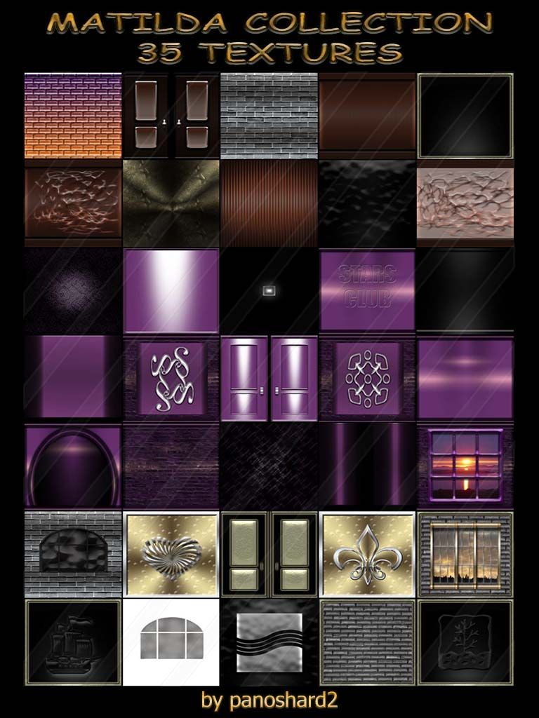 Magnificent collection 30 textures for imvu rooms