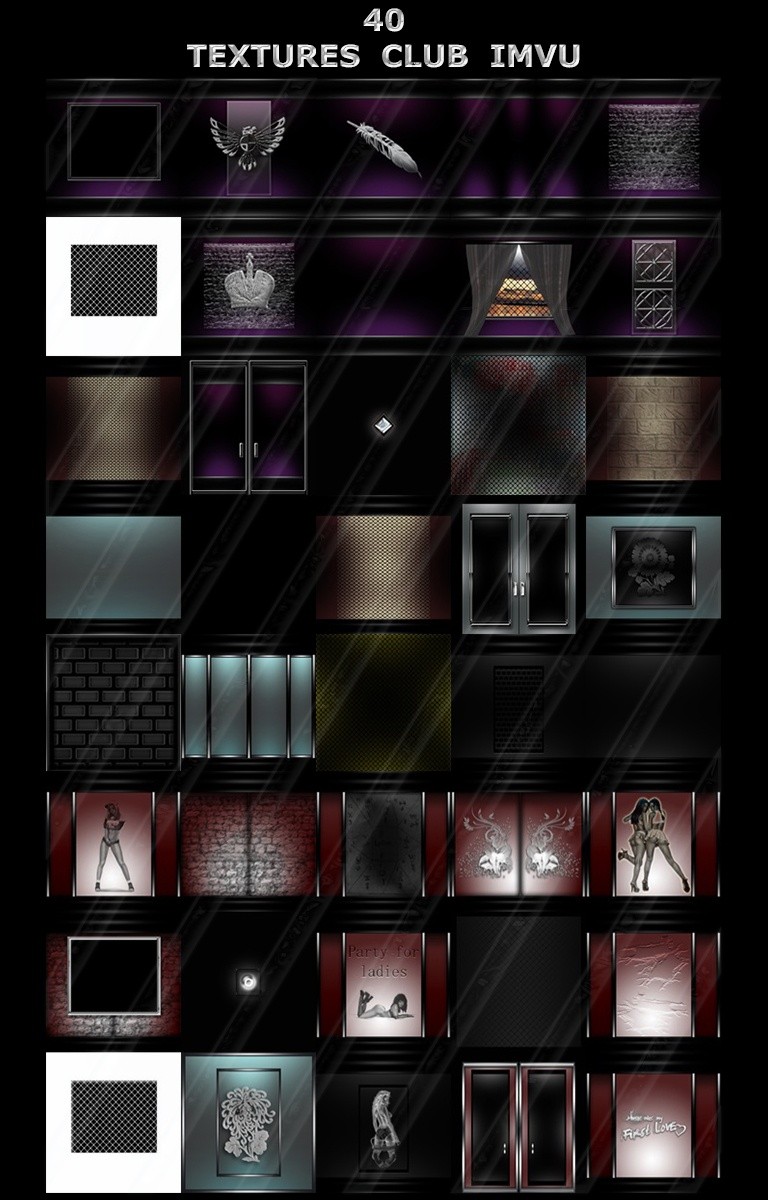 40 TEXTURES CLUB IMVU