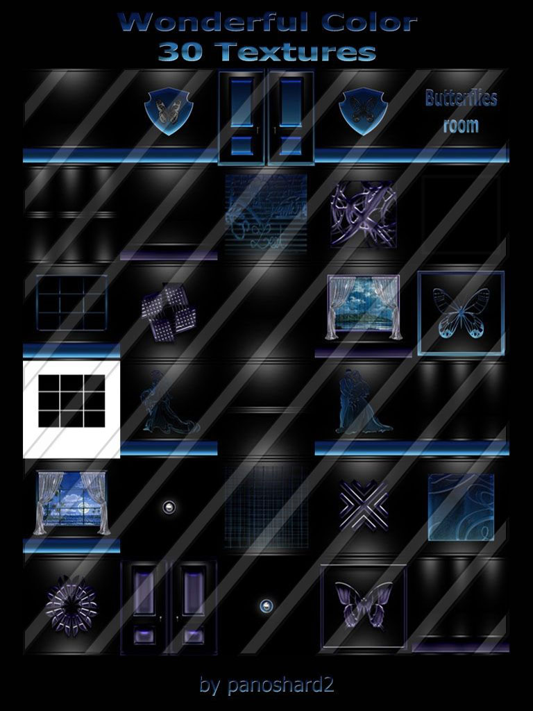 White Storm collection 30 textures for imvu