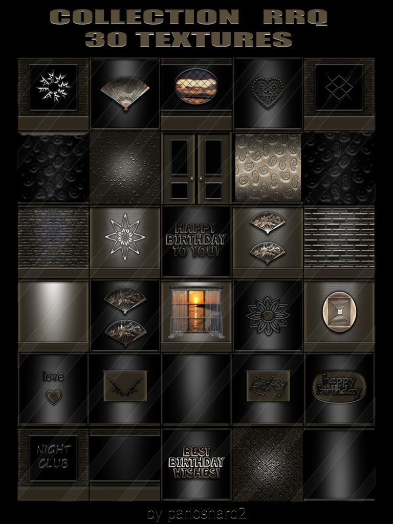 black fire collection 30 textures for imvu