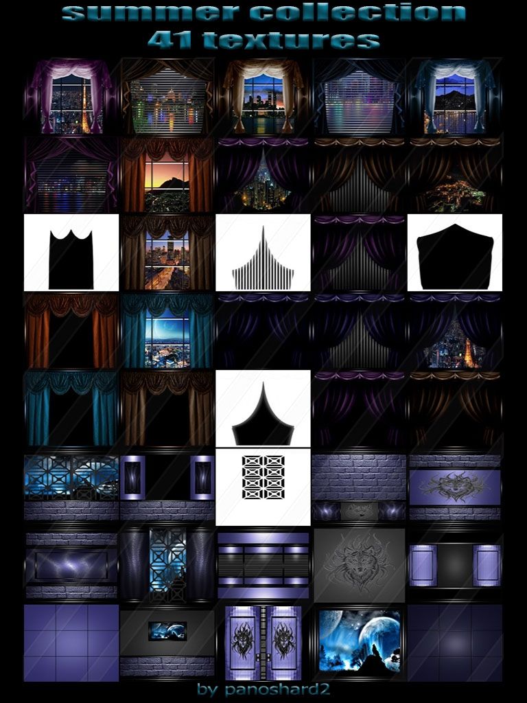The blue of the ocean 30 textures for imvu