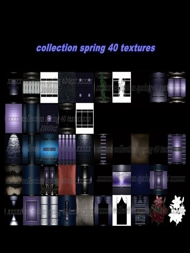 collection a set 30 textures new pack for imvu creator