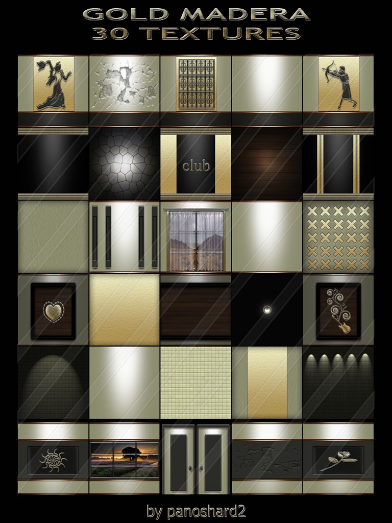 blue metal collection 30 textures for imvu