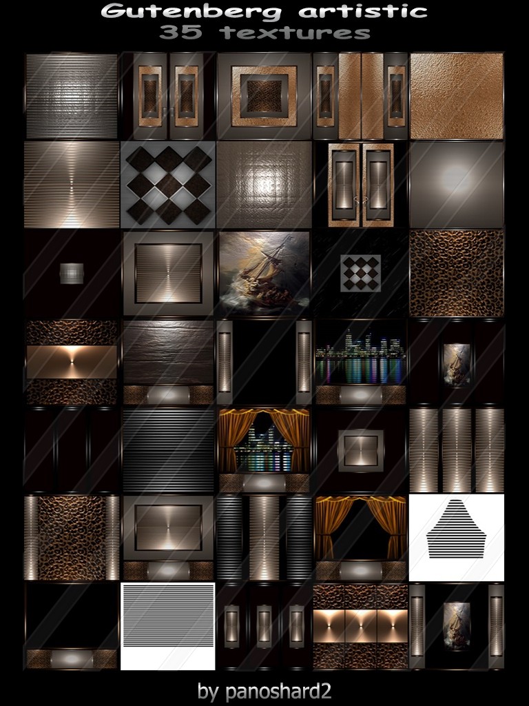 black fire collection 30 textures for imvu