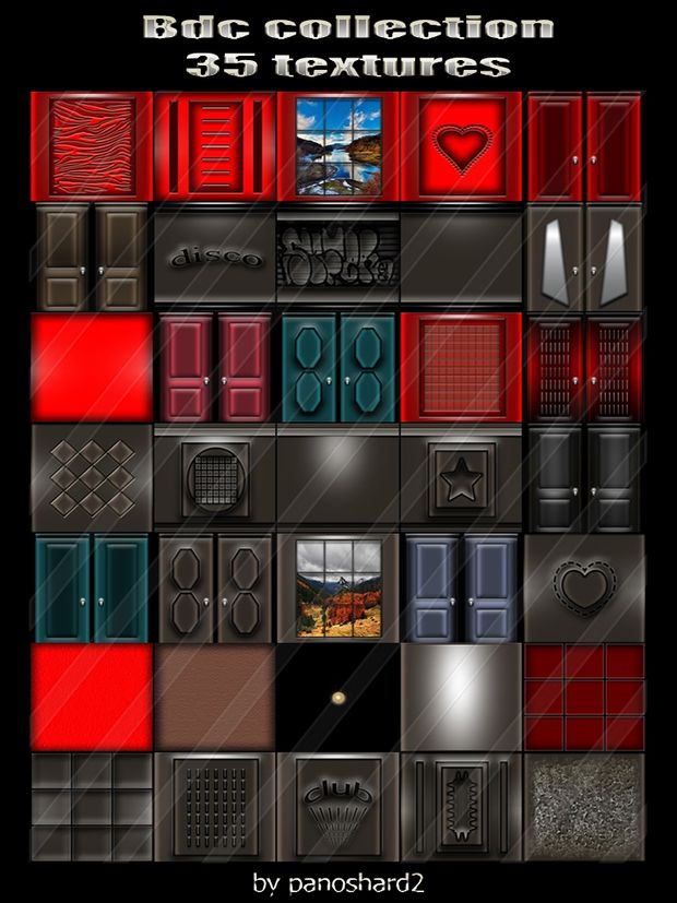 nails collection fon 15 textures for imvu