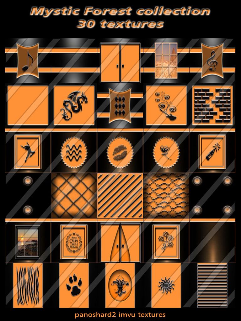 Mystic Forest collection 30 textures new pack for imvu creators