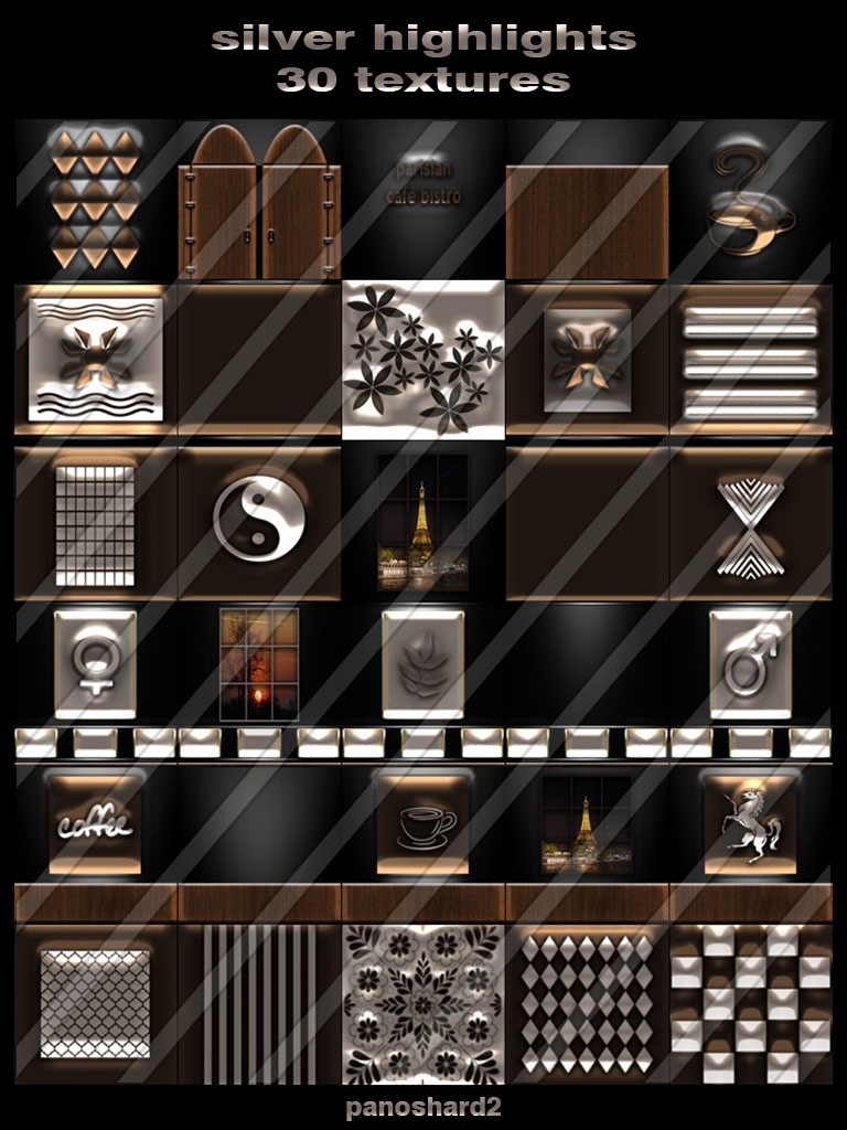 silver highlights 30 textures