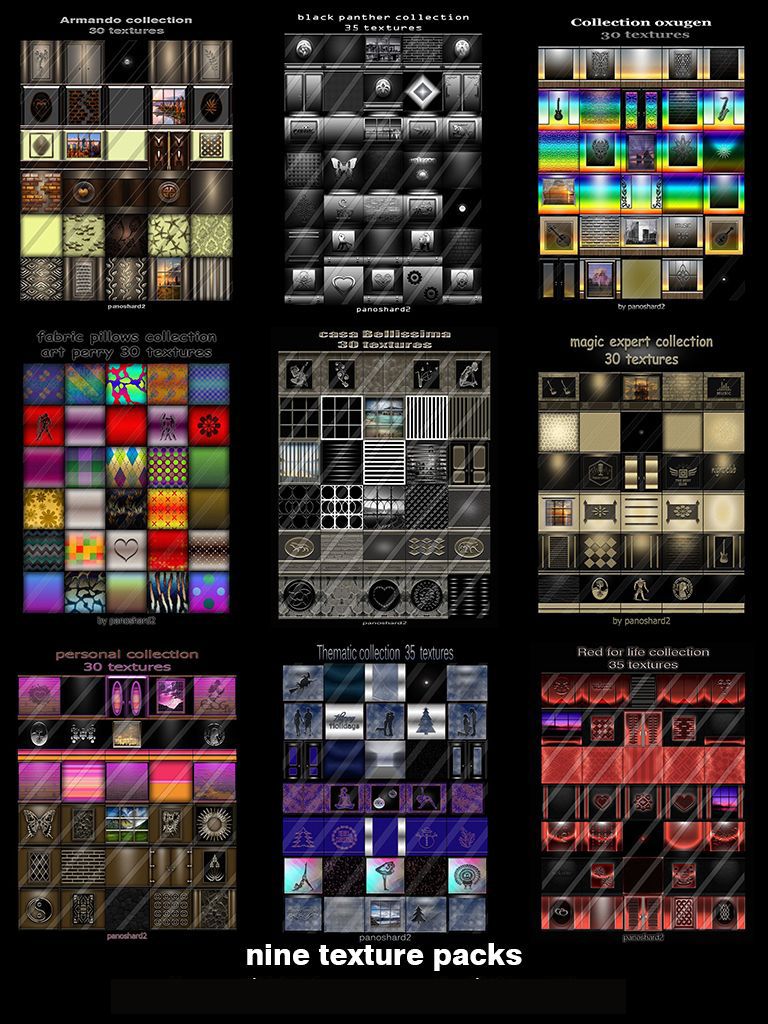 Green Essence 30 textures new pack for imvu creators