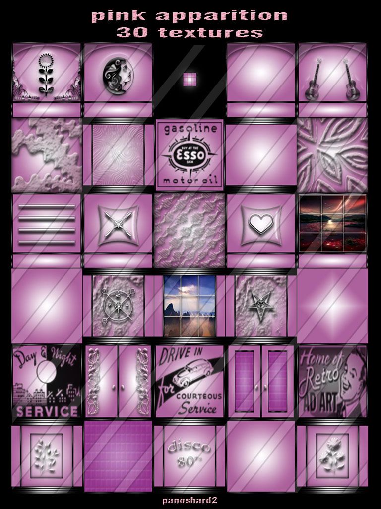 pink apparition 30 textures new pack for imvu creators