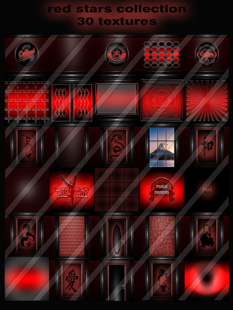 blue and silver 30 textures for imvu creators