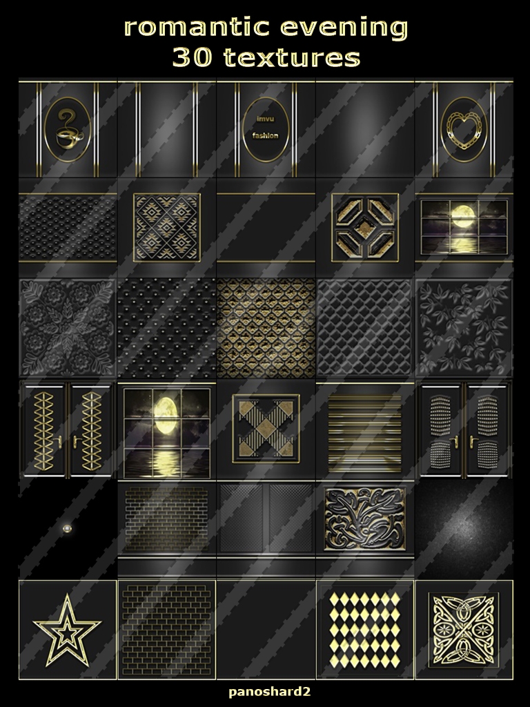 Red creation 30 textures for imvu