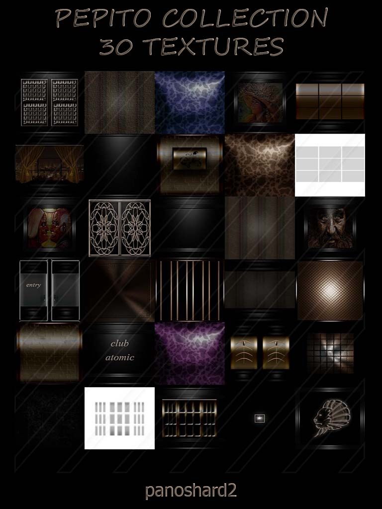 collection particular color 30 textures for imvu