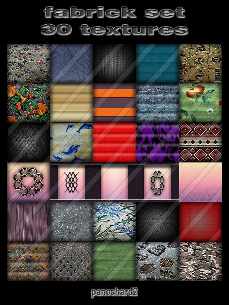 fabrick set 30 textures for imvu