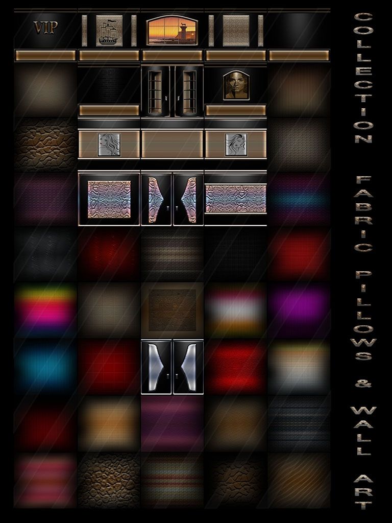 collection black authentic 30 textures for imvu rooms